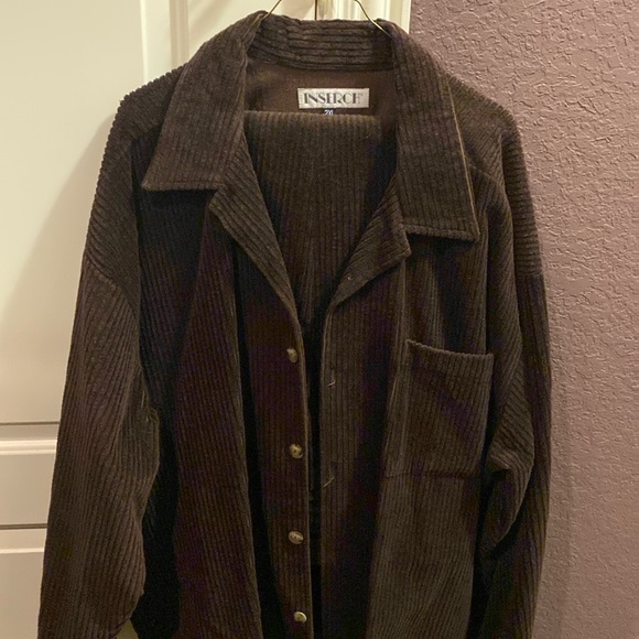 Inserch | Suits & Blazers | Chocolate Brown Corduroy Suit | Poshmark